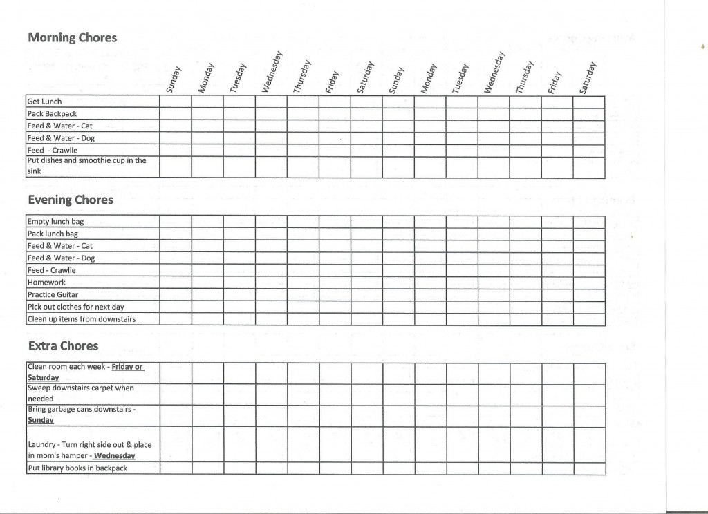 Easy To Use Chore Chart And Allowance Set Up Simply Rurban